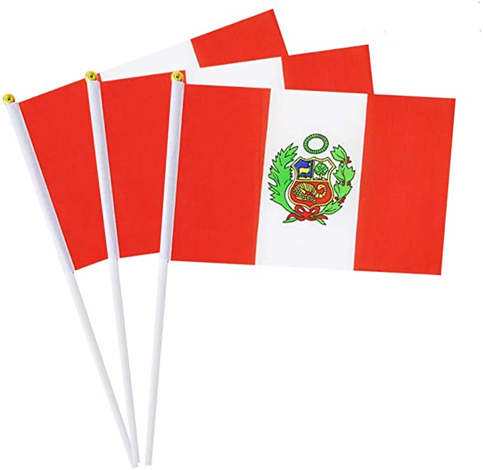 BANDERA PERUANA PAPEL 20X30 | Finvian