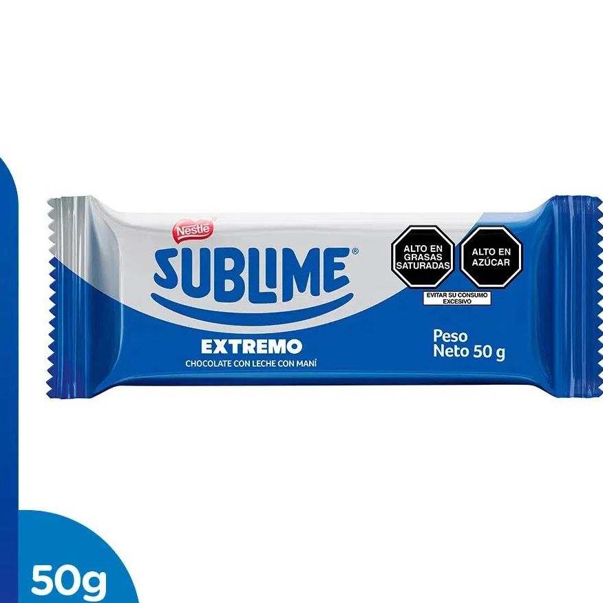 CHOCOLATE SUBLIME EXTREMO X 50G | Finvian