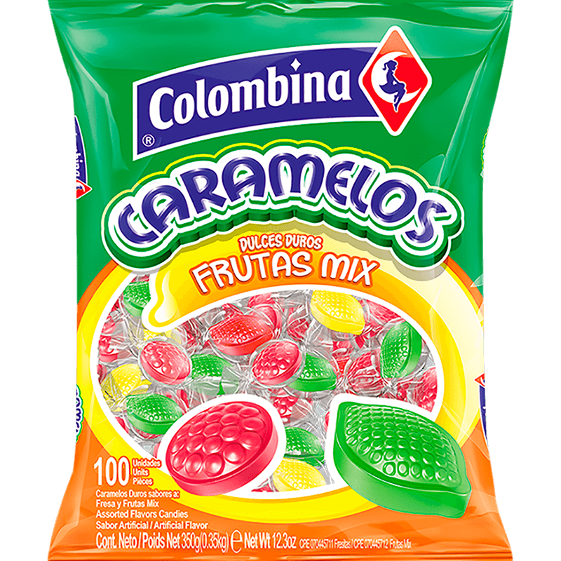 CARAMELO MAX FRUTAS CON CREMA X 100UND | Finvian
