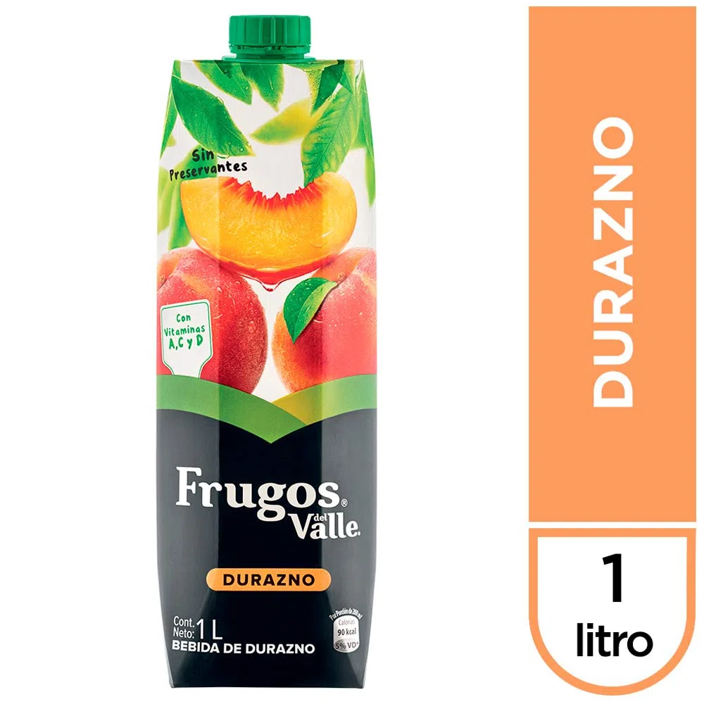 BEBIDAS FRUGOS TTP DURAZNO X 1L | Finvian