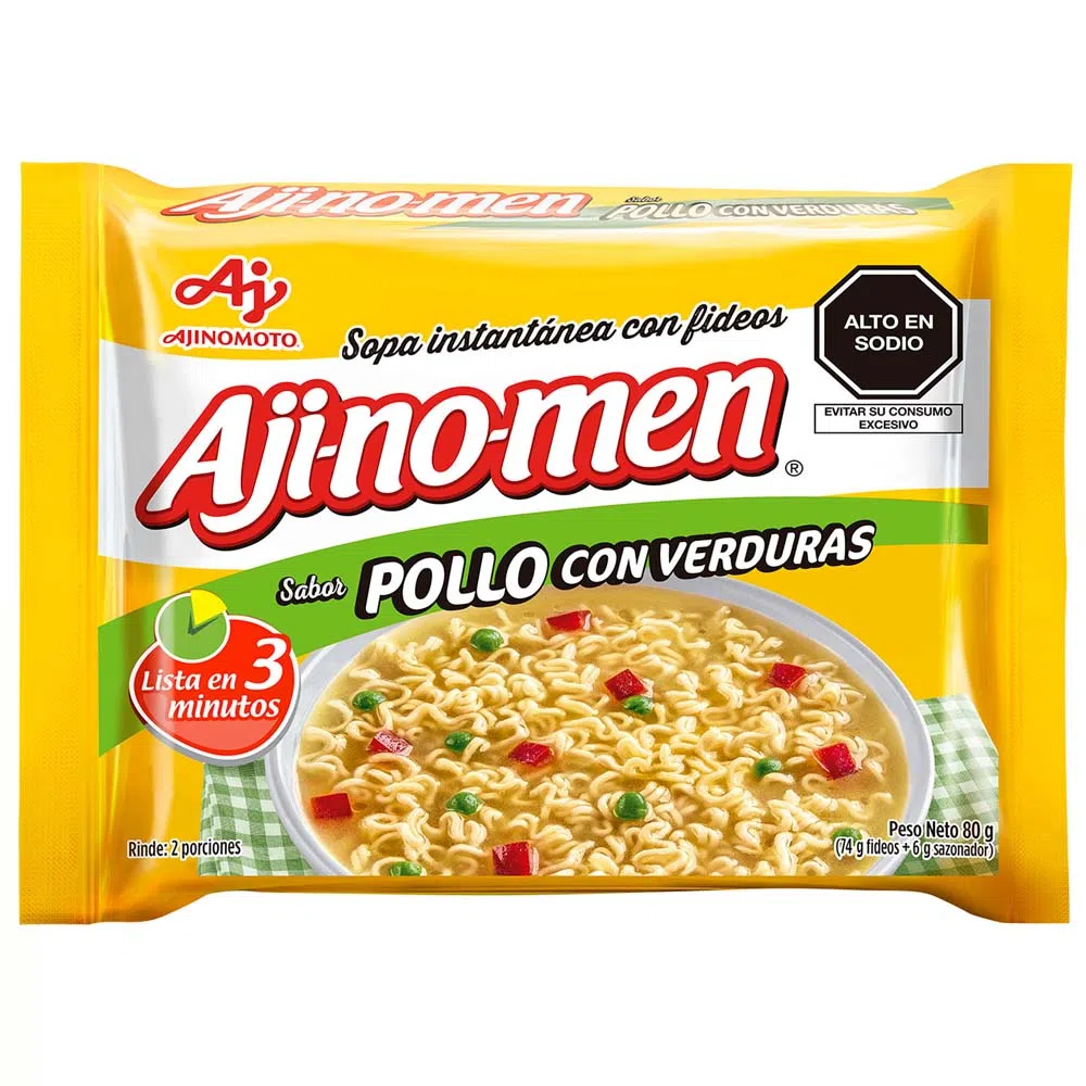 SOPA AJINOMEN POLLO VER X 80G | Finvian