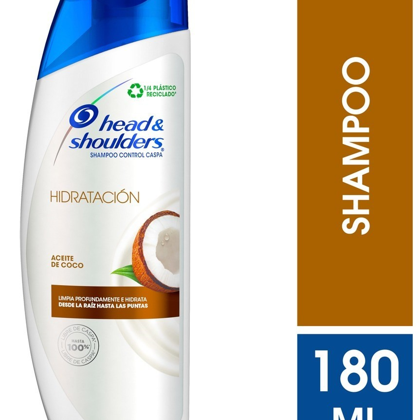 SHAMPOO H&S HIDRATACIÓN X 180ML | Finvian