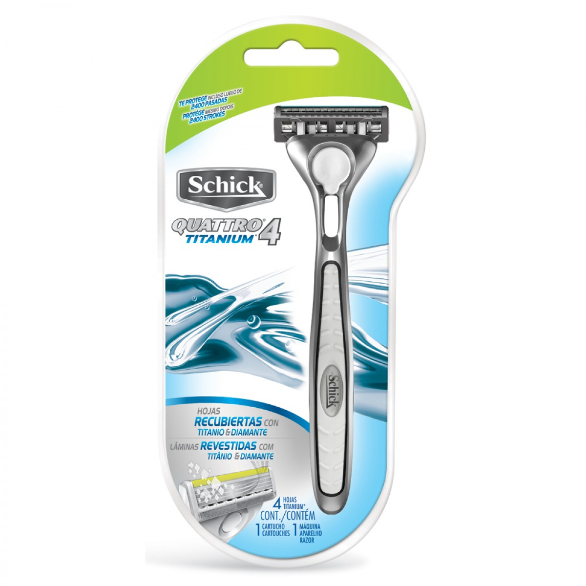 AFEITADOR SCHICK QUATTRO 4 X 1U | Finvian