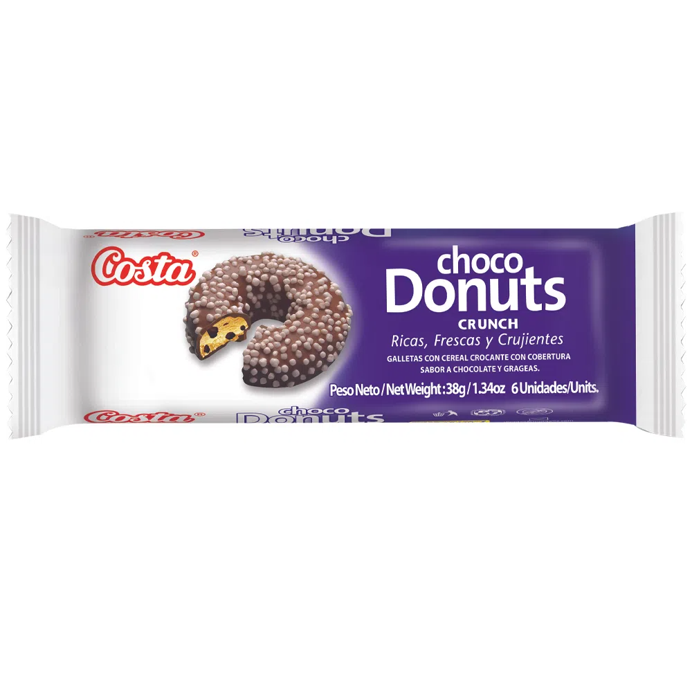 GALLETA CHOCODONUTS CRUNCH X 38G | Finvian