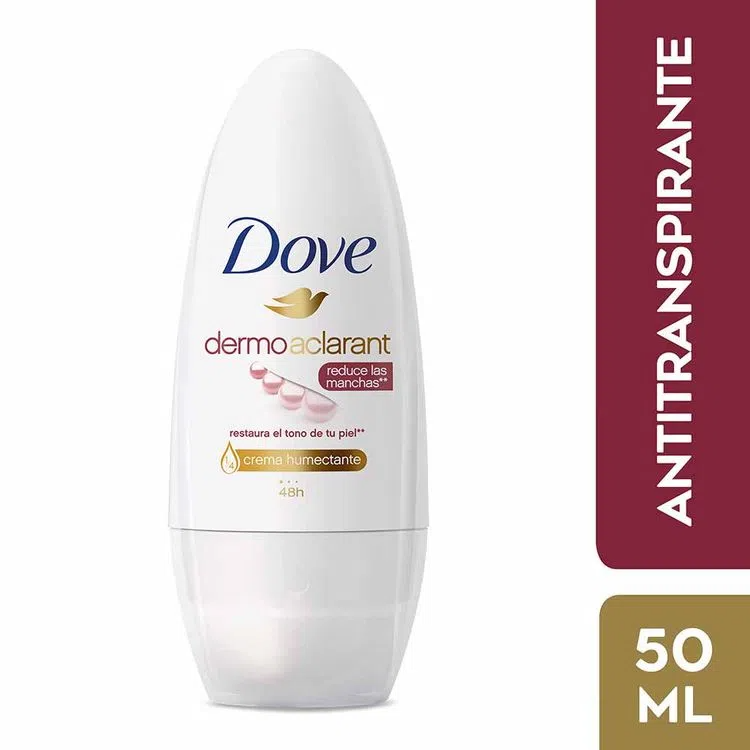 ANTITRANSPIRANTE DOVE DERMO ACLARANT ROLL ON X 50ML | Finvian