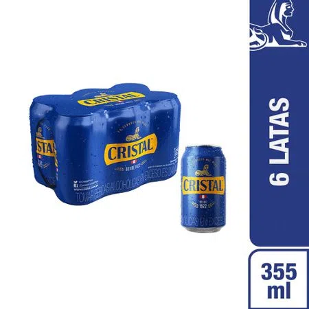 CERVEZA BACKUS CRISTAL SIX PACK X 355ML | Finvian