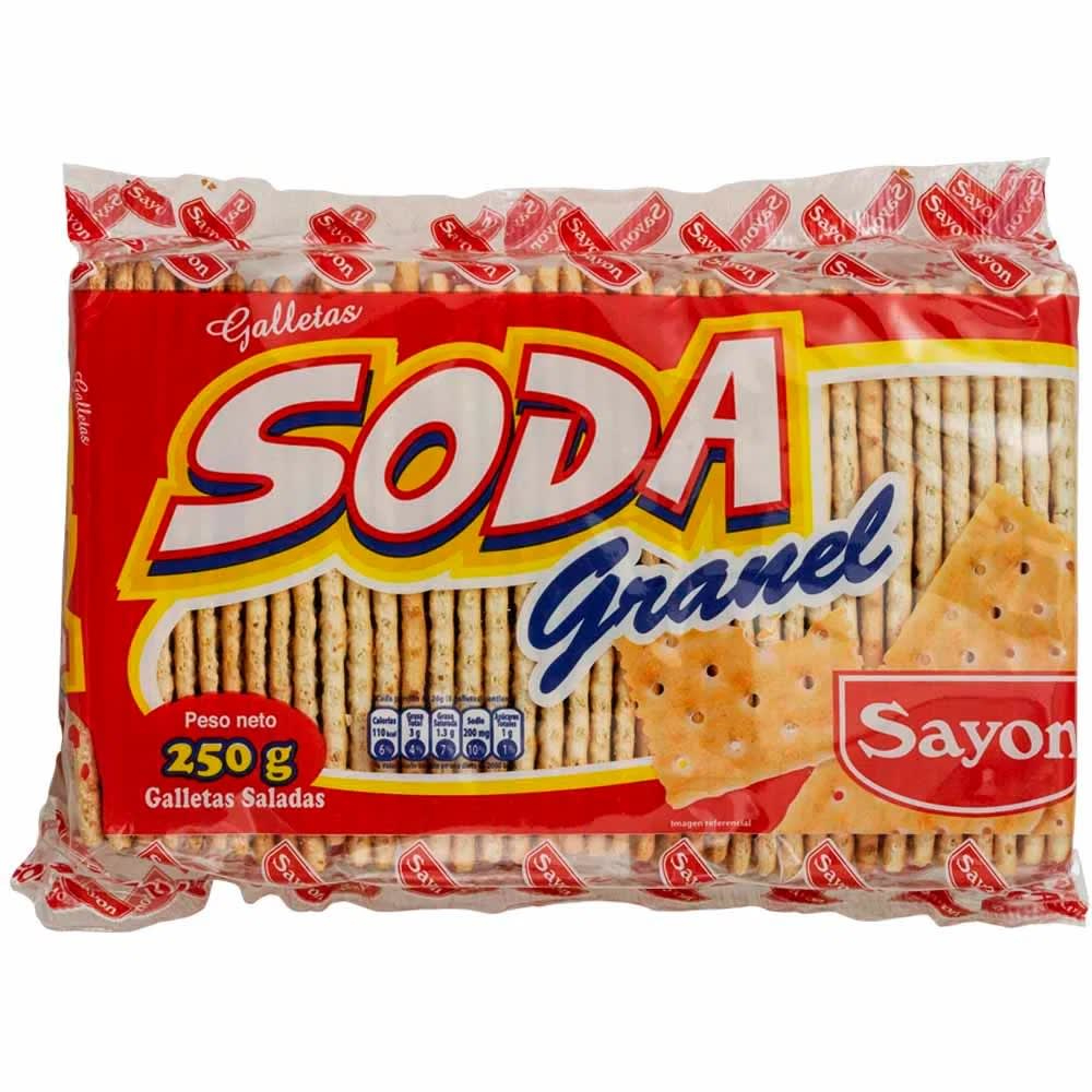 GALLETA SAYON SODA X 250G | Finvian