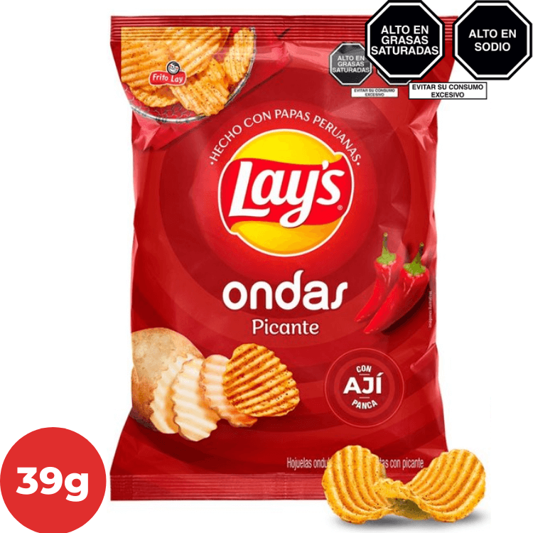 SNACK FRITO LAY LAYS ONDAS PICANTE X 36G | Finvian