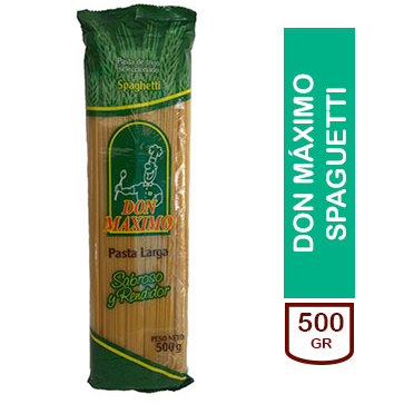 FIDEO DON MAXIMO SPAGUETTI X 500G | Finvian