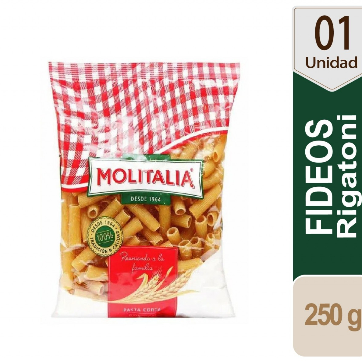 FIDEO MOLITALIA RIGATONI X250 | Finvian