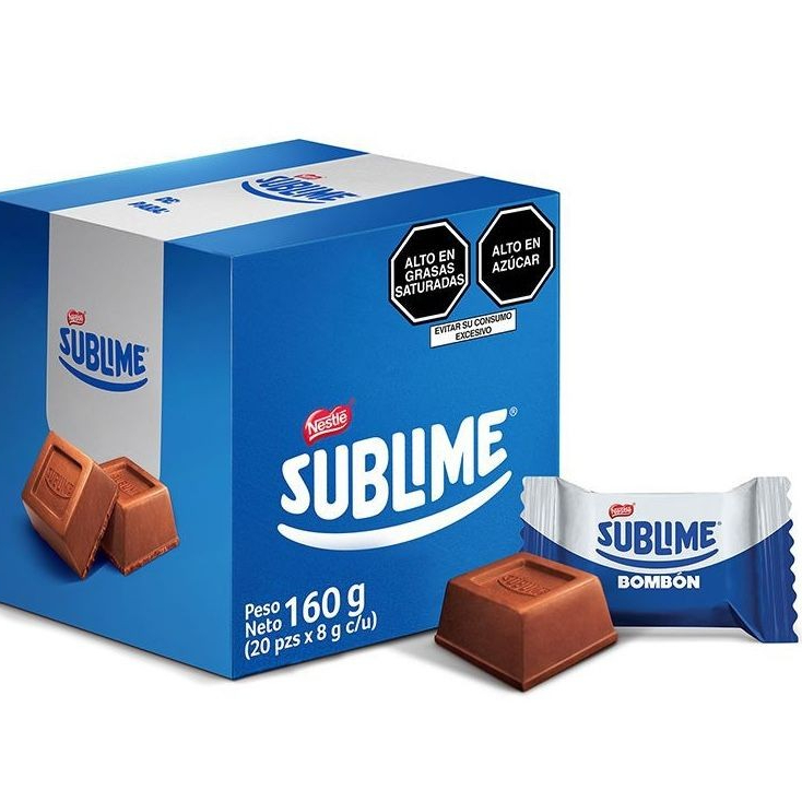CHOCOLATE SUBLIME CAJA X 160G | Finvian