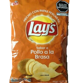 SNACK FRITO LAY LAYS POLLO BRASA X 38G | Finvian
