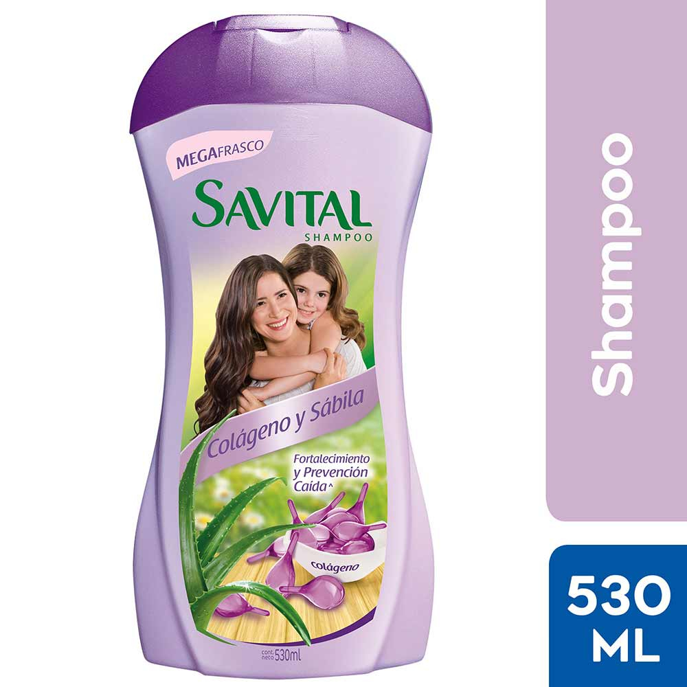SHAMPOO SAVITAL COLAGENO Y SABILA X 530ML | Finvian