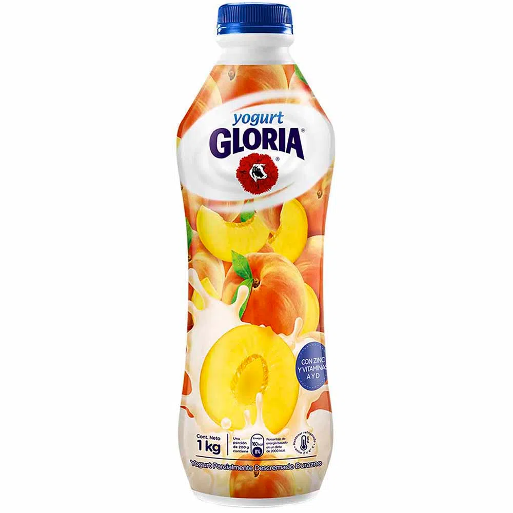 YOGURT GLORIA DURAZNO X 1LT | Finvian