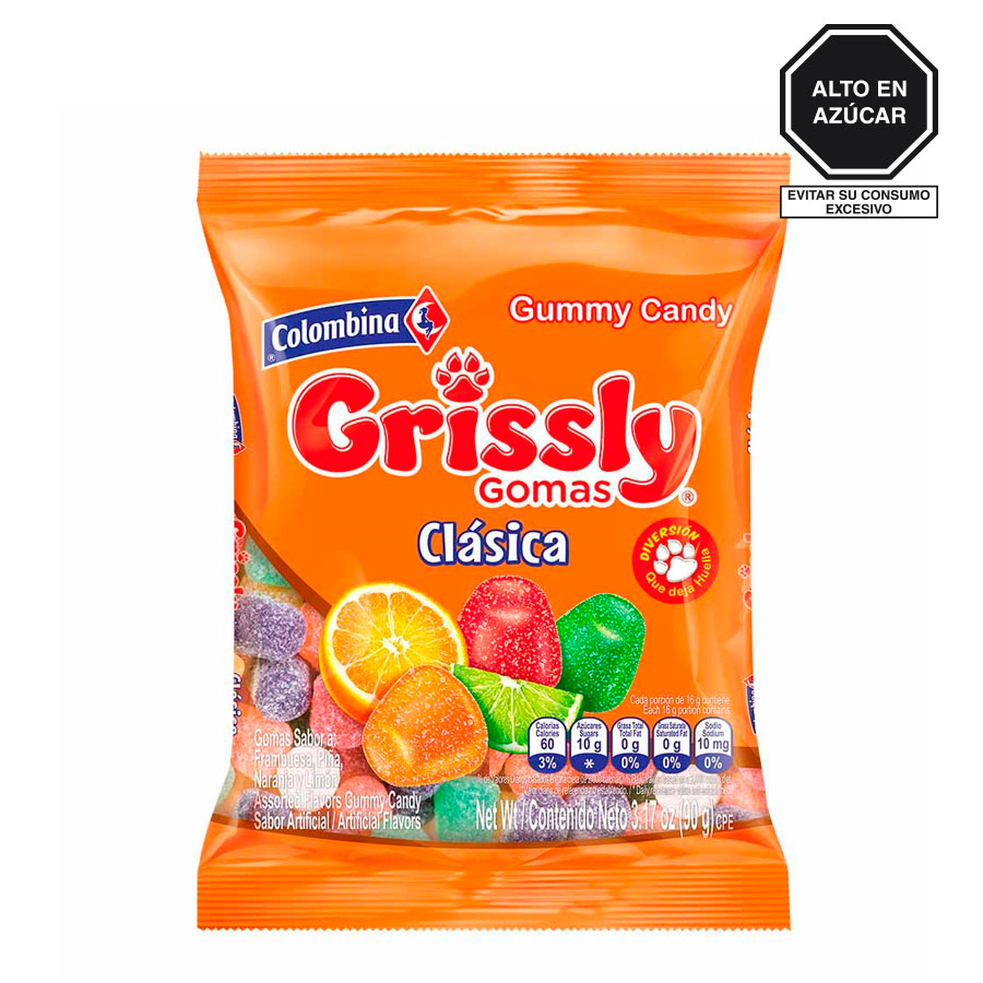 GOMITA GRISSLY GUSANOS X 80G | Finvian
