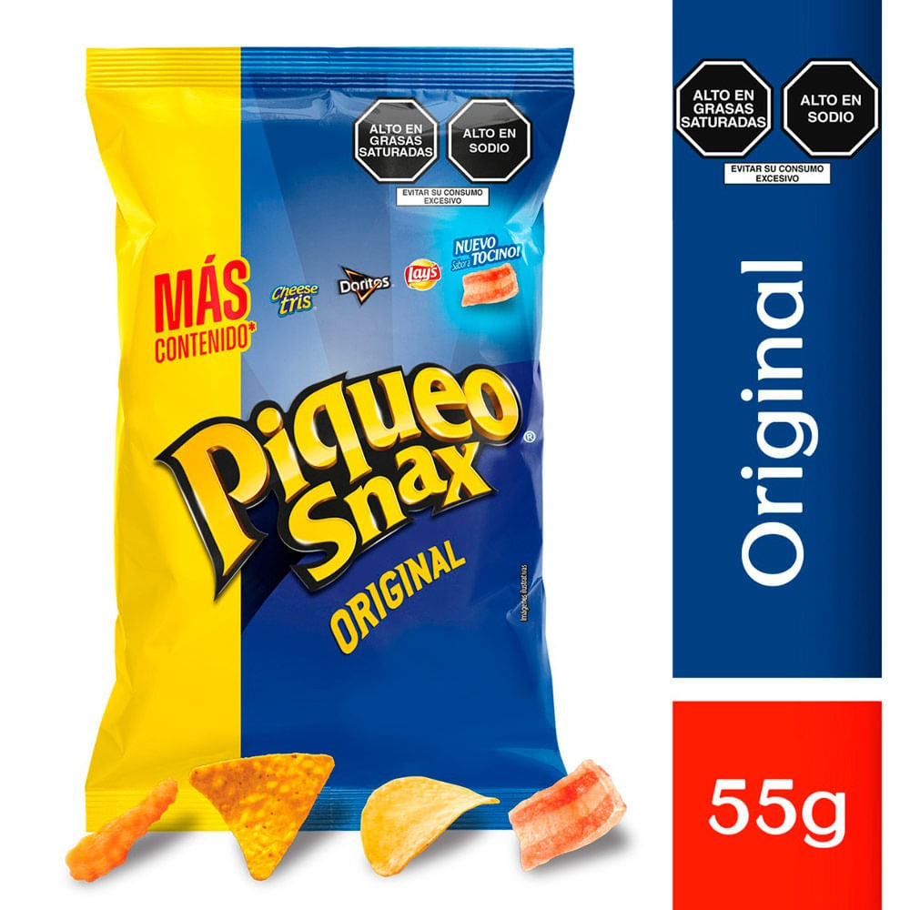 SNACK FRITO LAY PIQUEO SNAX ORIGINAL X 55G | Finvian