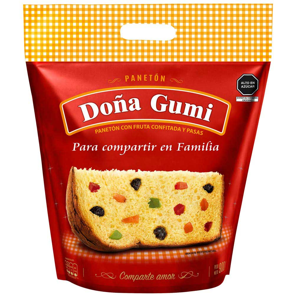 PANETON DOÑA GUMI BOLSA X 900G | Finvian
