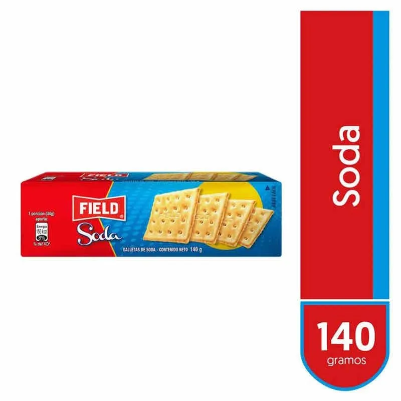 GALLETA FIELD SODA X 140G | Finvian