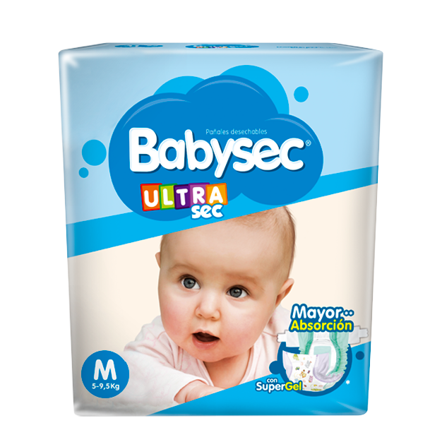 PAÑAL BABYSEC ULTRASEC M X 1U | Finvian