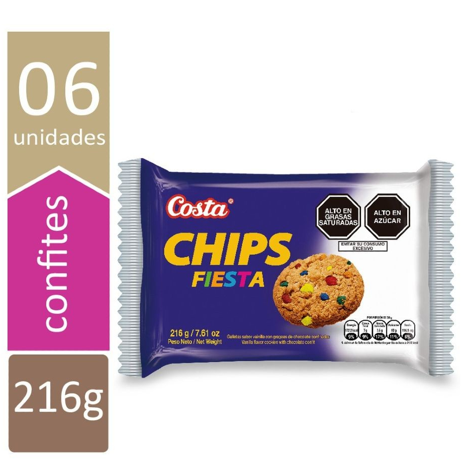 GALLETA CHIPS FIESTA X 36G | Finvian
