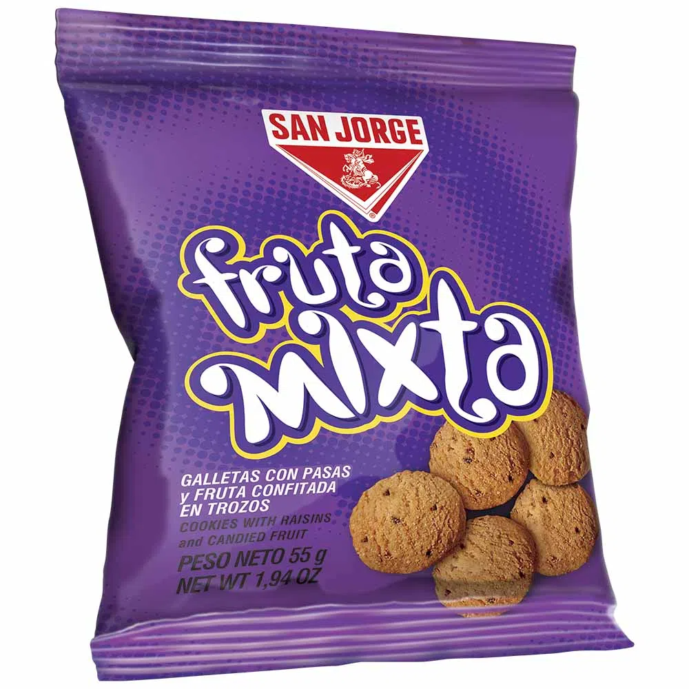 GALLETA SAN JORGE FRUTA MIXTA X 55G | Finvian