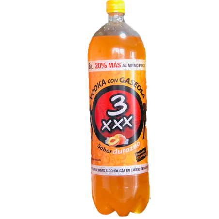 LICOR 3XXX VODKA CON GASEOSA DUAZNO X1.8L | Finvian