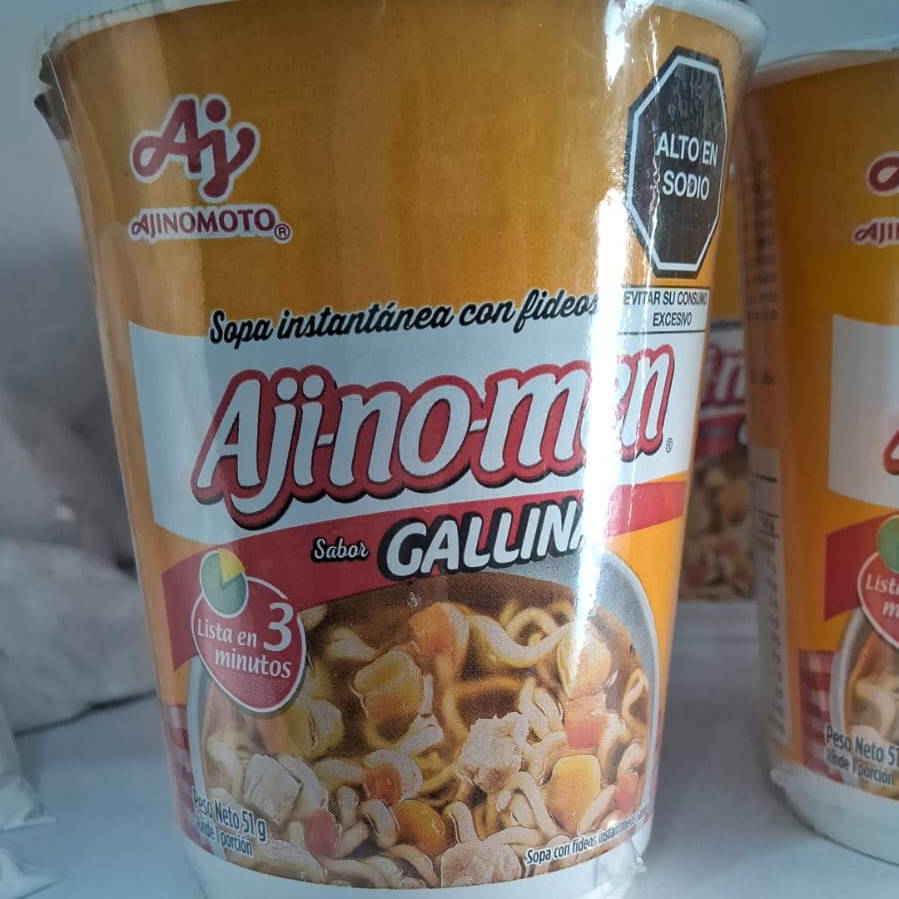 POLLO VASO AJINOMEN 51G | Finvian