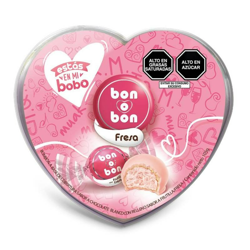 BOMBONES ARCOR BONOBON CORAZON CHOCOLINAS 105G | Finvian